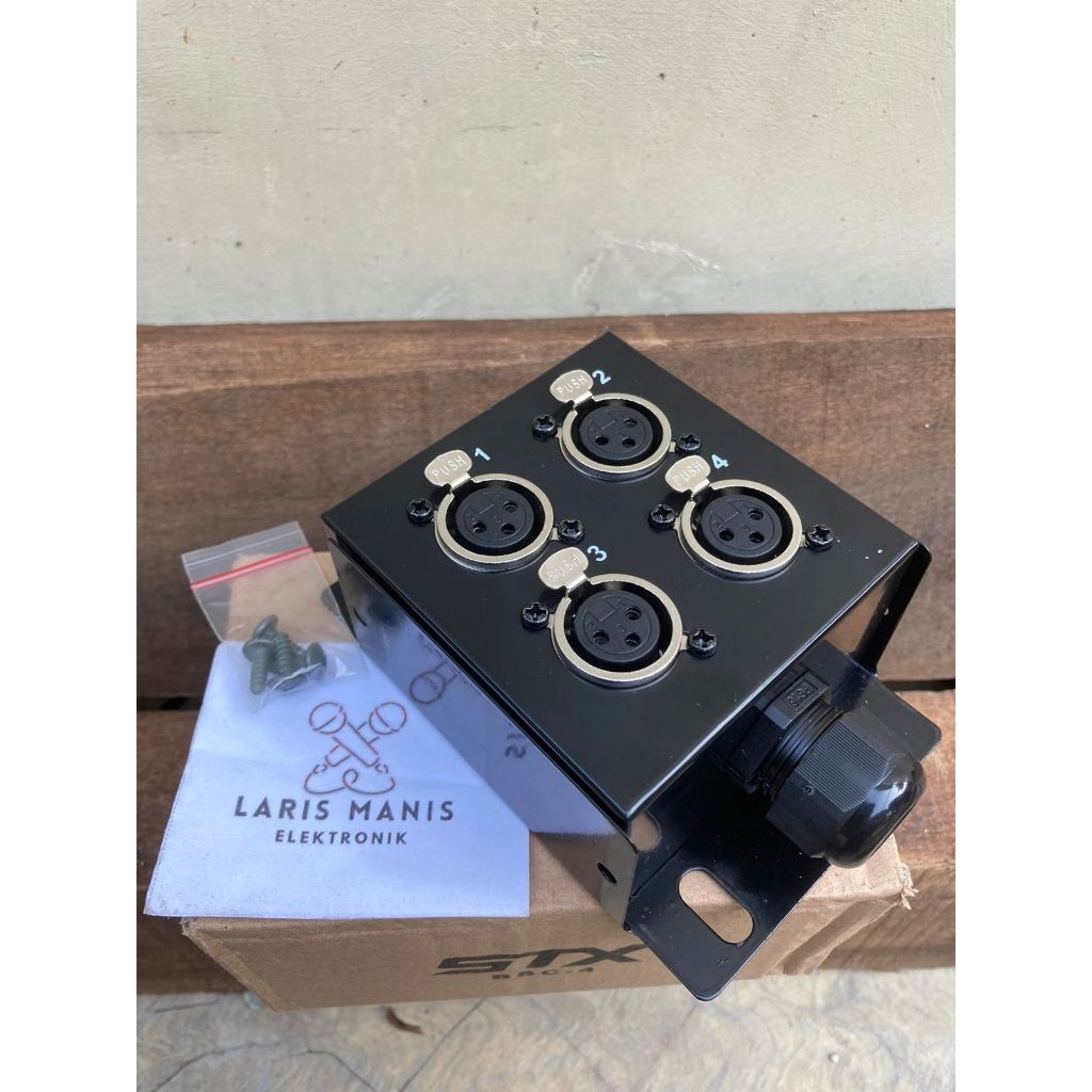 Jual Box Snake isi 4 Channel STX BSC-4 Terminal Snake Cable STX XLR ...