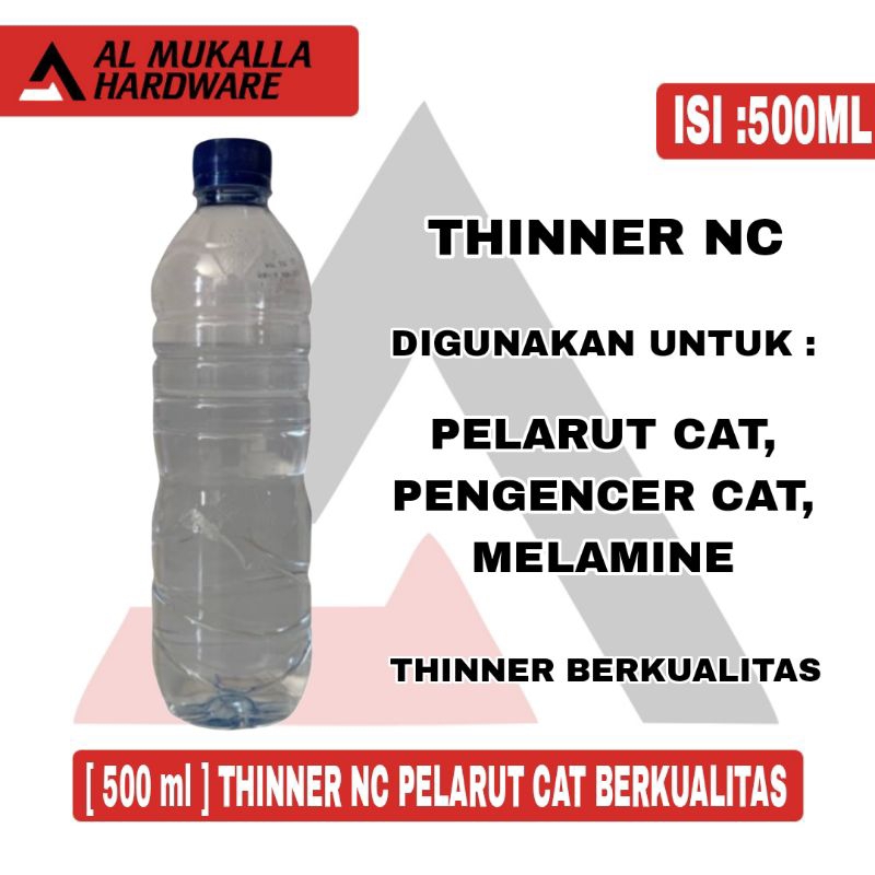 Jual [ 500ml ] Tinner NC Pelarut Cat 500ml | Thinner Pengencer Cat Botol | Thiner | Shopee Indonesia
