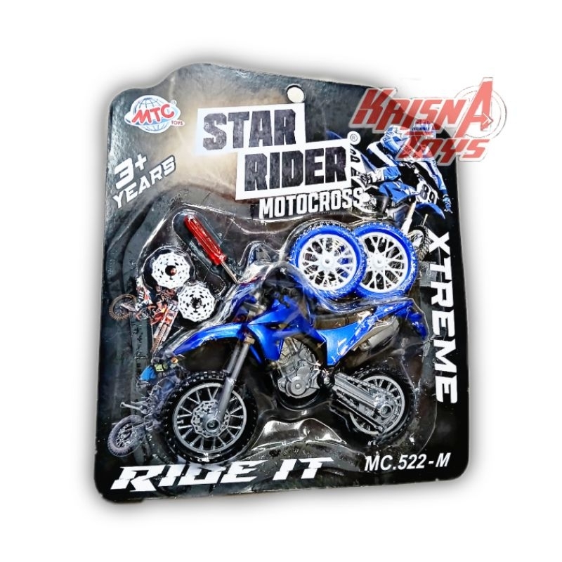 Jual Motor cross mainan/Miniatur motor cross metalik/Motor cross mini ...