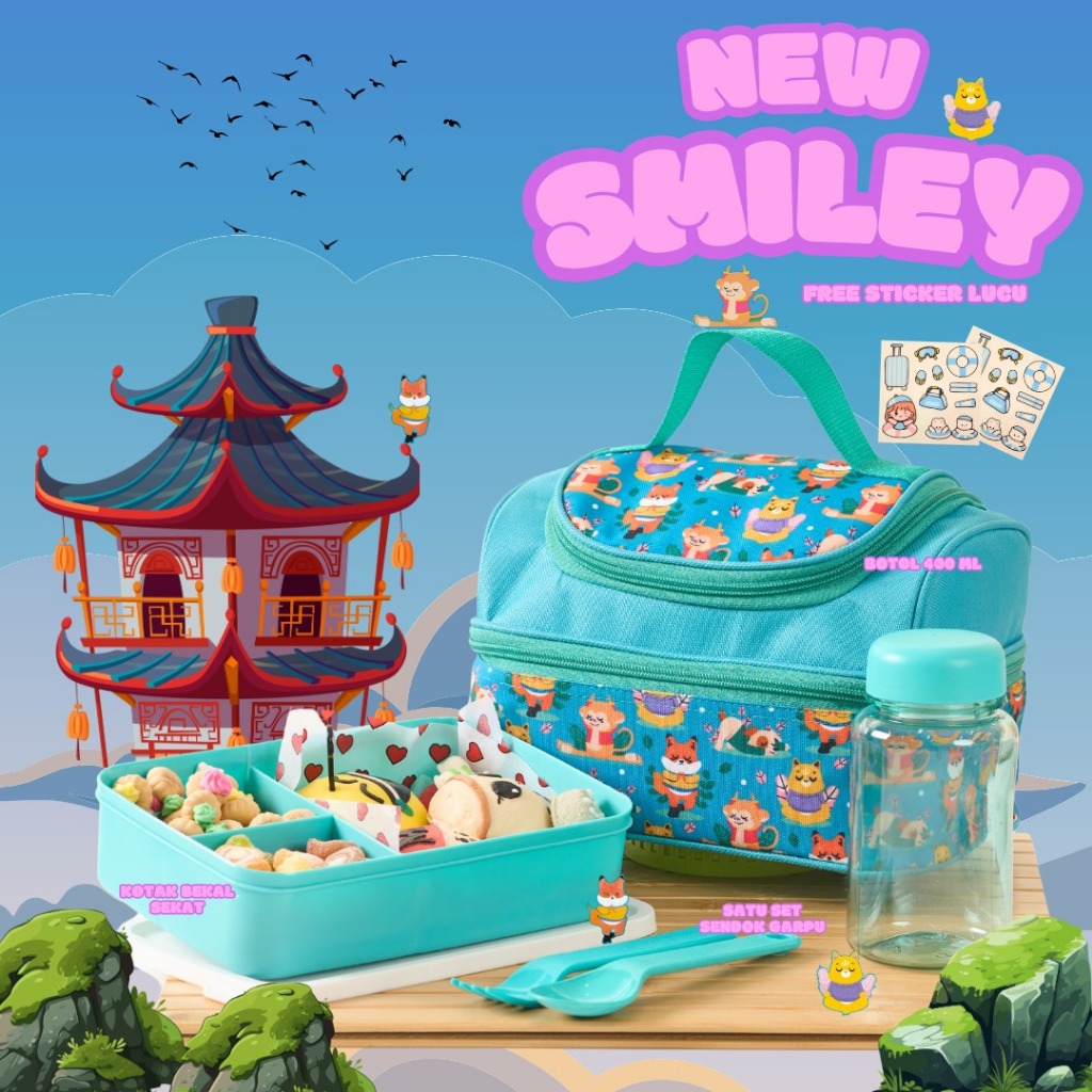 Jual tas kotak bekal makan anak smely premium - nico shopping | Shopee ...