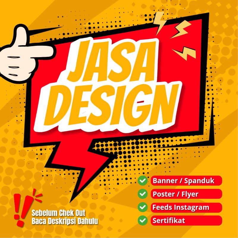 Jual JASA DESIGN GRAFIS DESAIN BANNER | POSTER | FEED INSTAGRAM | X BANNER | SERTIFIKAT | FLYER ...