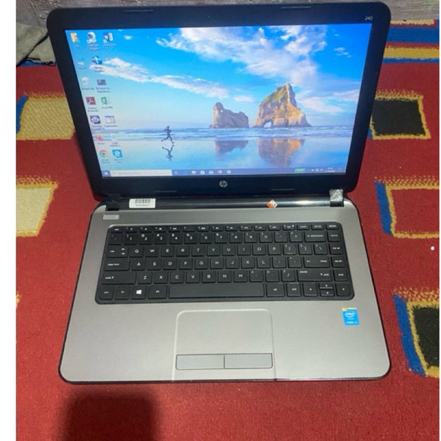 Jual laptop hp 240 G3 core i3 gen4 Ram 8gb Ssd 128gb | Shopee Indonesia