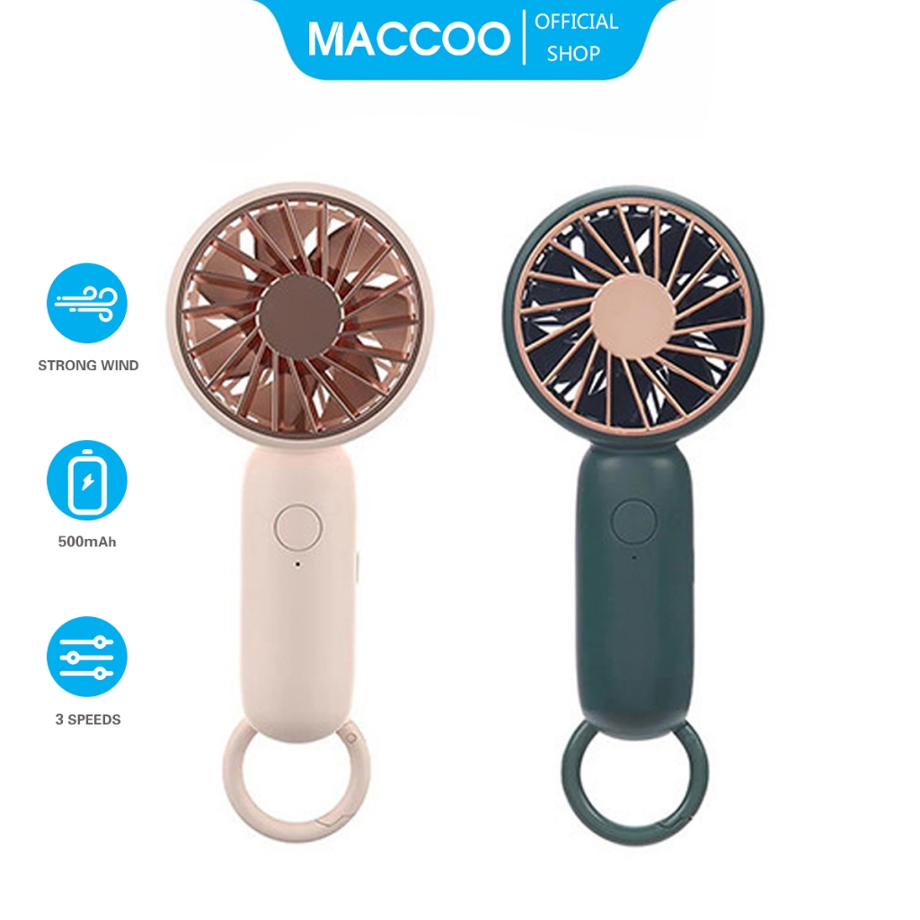 Jual MACCOO Kipas Angin Genggam Angin Listrik Portabel Mini Pocket Fan ...