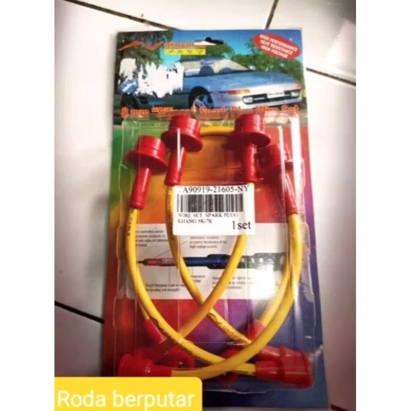 Jual kabel busi racing kijang super kijang kapsul 5k 7k tebal 8mm ...