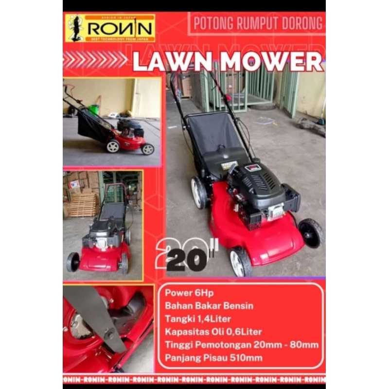 Jual MESIN POTONG RUMPUT DORONG (LAWN MOWER) RONIN RN20LW | Shopee ...