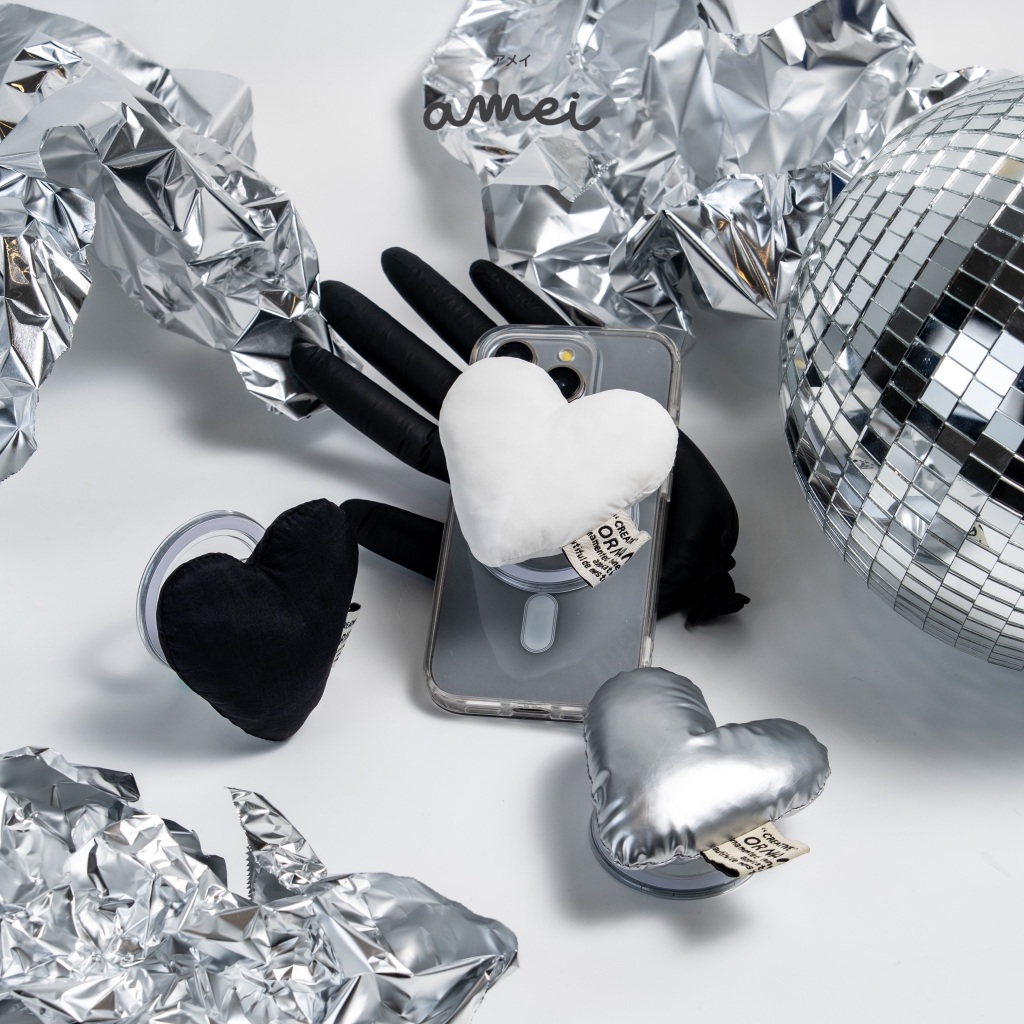 Jual AMEIGOODS Cushion Heart Popsocket Magnetic Magsafe Universal ...