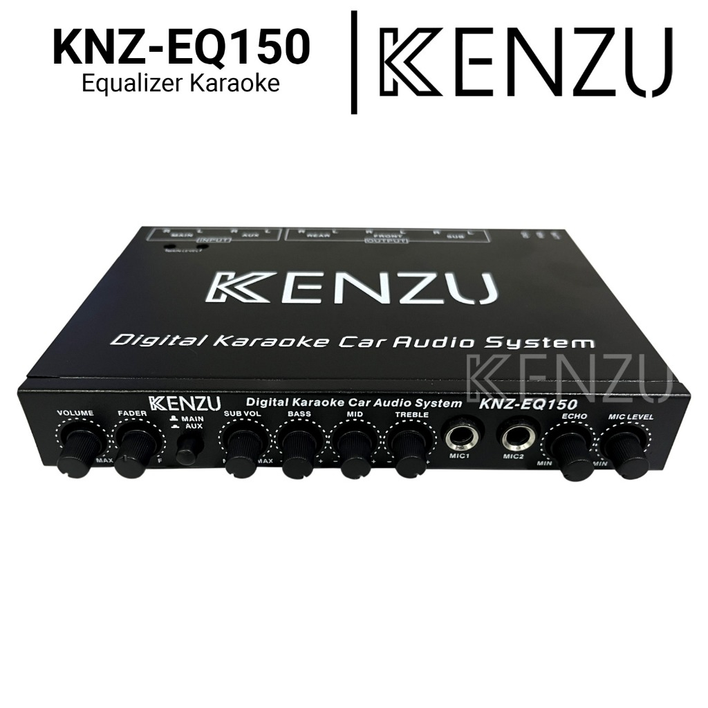 Jual KENZU KNZ-EQ150 Preamp Equalizer Mobil | Kontrol Suara Presisi ...