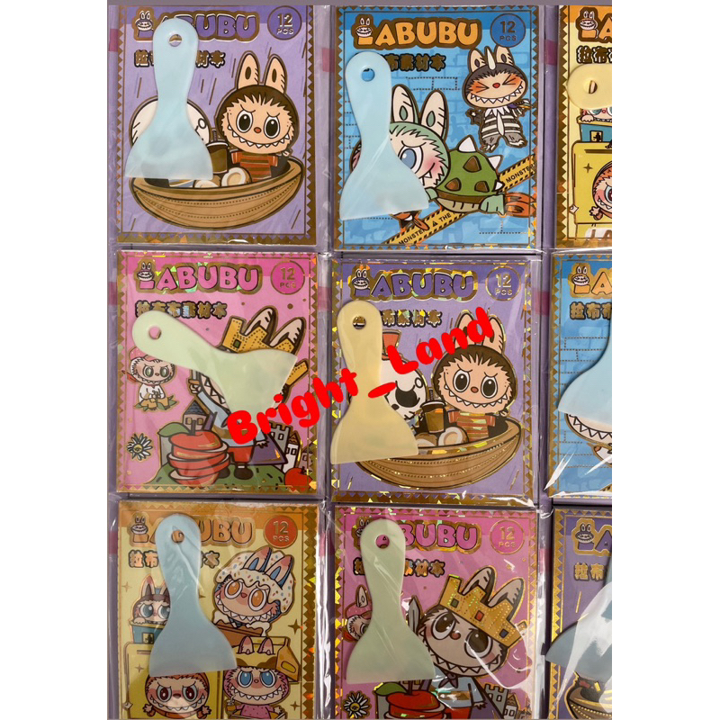 Jual STICKER LABUBU isi 12 lembar Sticker Karakter LABUBU Stiker kartun ...