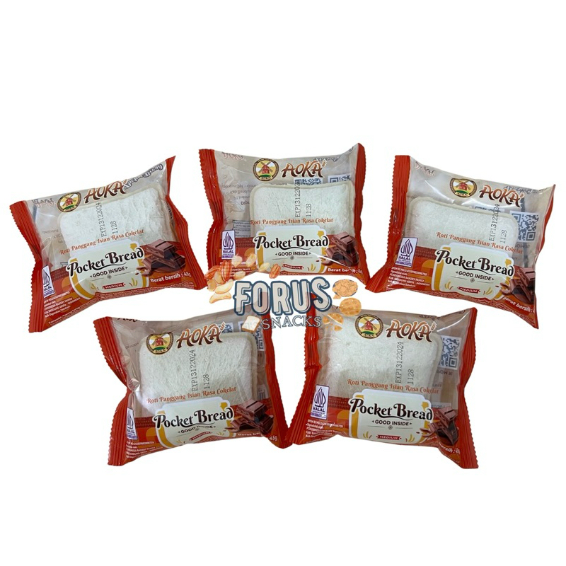 Jual AOKA POCKET BREAD Roti Panggang Premium Tanpa Kulit VIRAL Tersedia ...