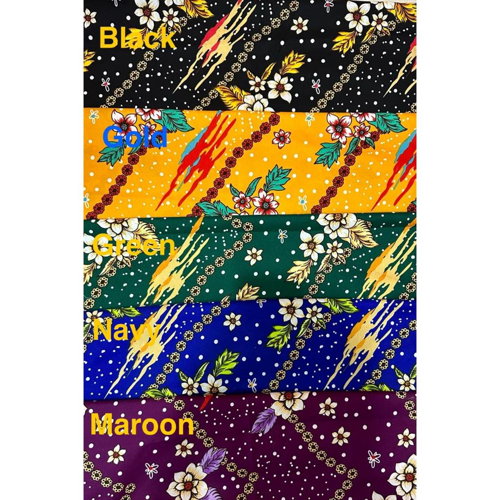 Jual Kain Daster Polymicro / Katun Micro Motif Lembut dan adem lebar ...