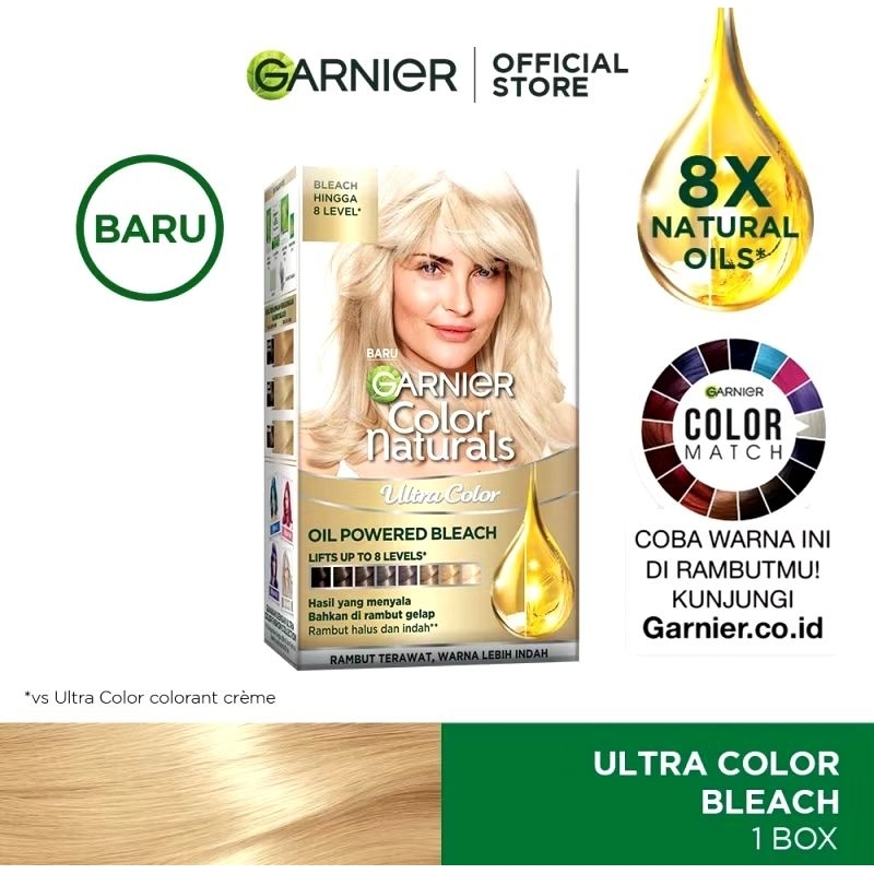 Jual Garnier Color Naturals Ultra Color Level 8 | Shopee Indonesia