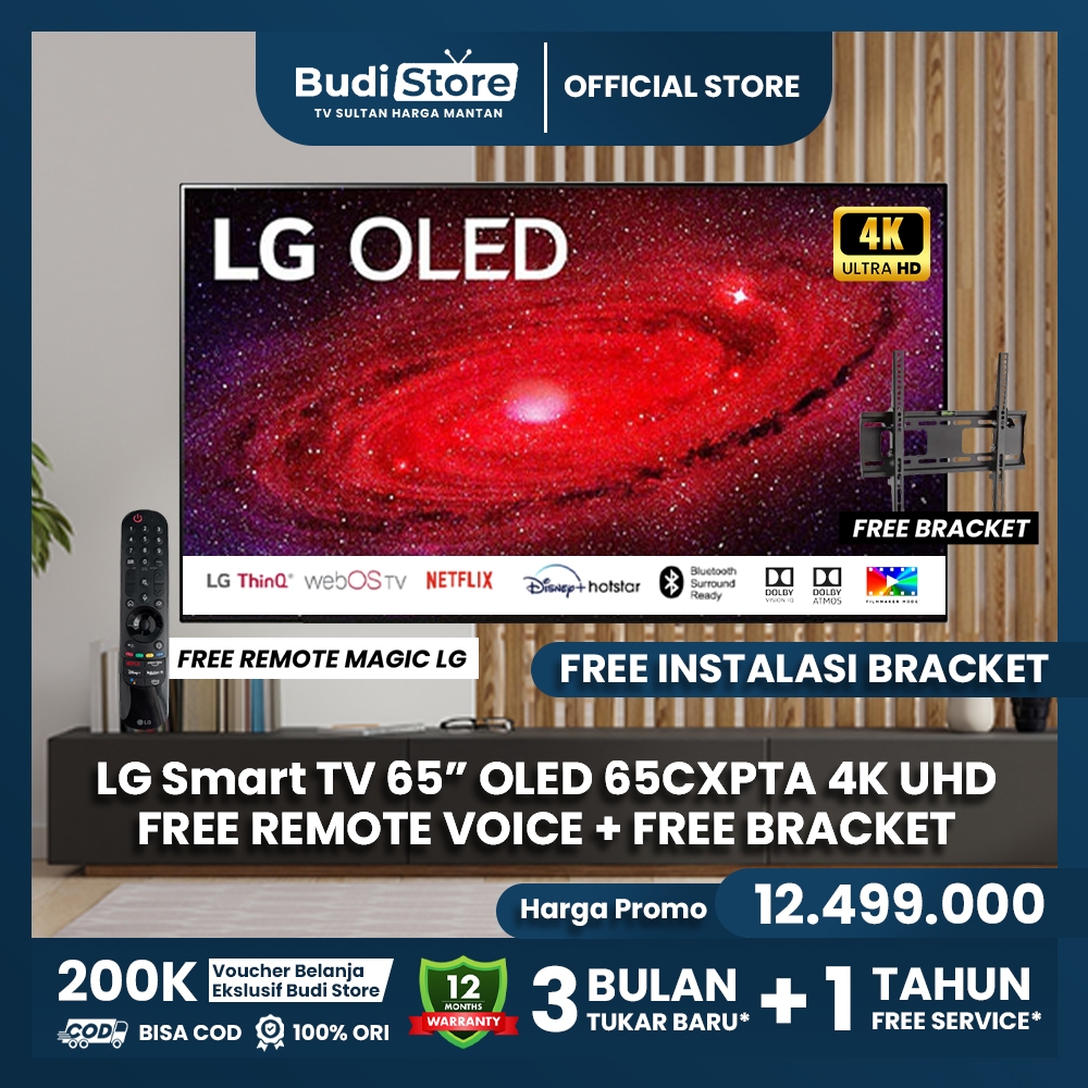 Jual OLED TV LG OLED 65CX OLED TV UHD 4K SMART TV 65 INCH OLED 65CXPTA ...
