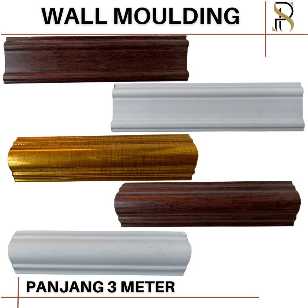 Jual LIS MOULDING PVC / WALL MOULDING / LIS WALL MOULDING / LIST ...