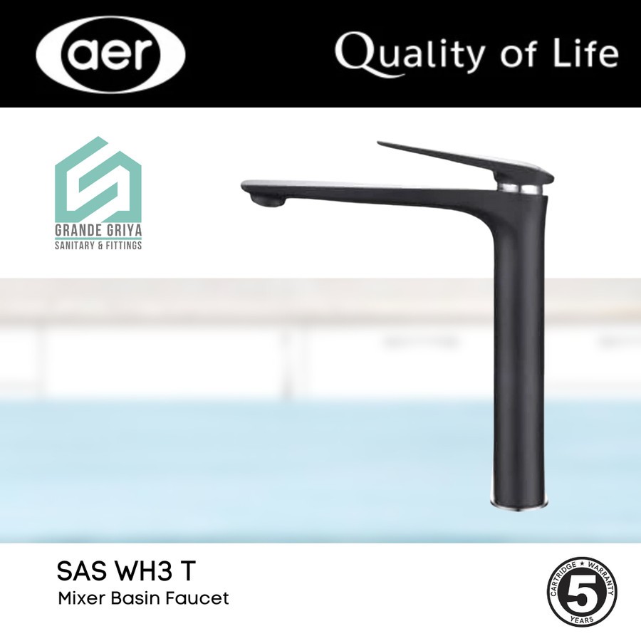 Jual AER Kran Wastafel Panas Dingin Wash Basin Mixer SAS WH3 T | Shopee ...