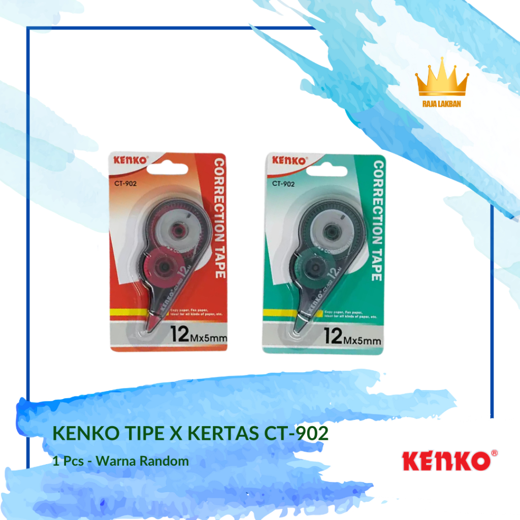 Jual Tip X Kertas Correction Tape Kenko CT-902/ Warna Random - Pcs ...