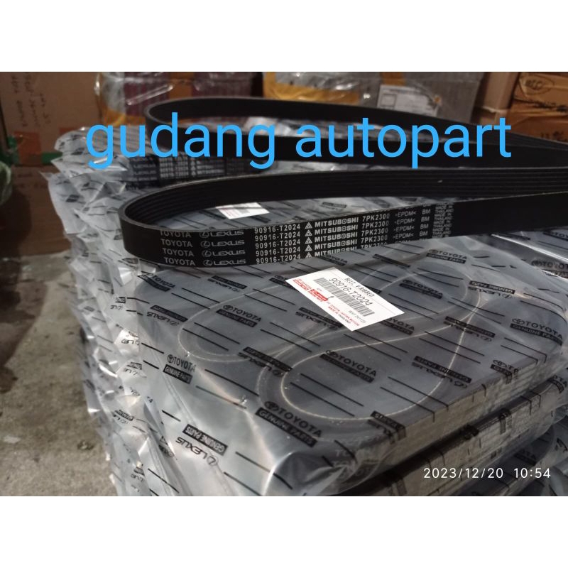 Jual FAN BELT TOYOTA INNOVA BENSIN 2.0CC 7PK2300 (90916-T2024) | Shopee ...
