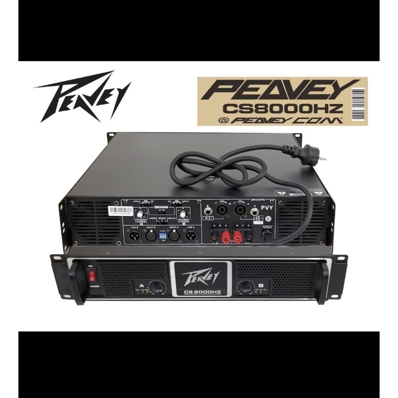 Jual POWER AMPLIFIER PEAVEY CS8000HZ/CS 8000 HZ CA 8000 BARU NEW WITH ...
