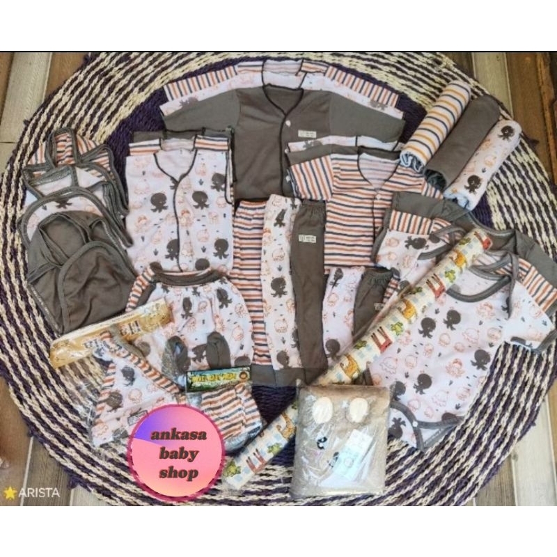 Jual (A) 50 PCS Paket BROJOL SNI Hemat Terkomplit Baju Bayi Baru Lahir ...