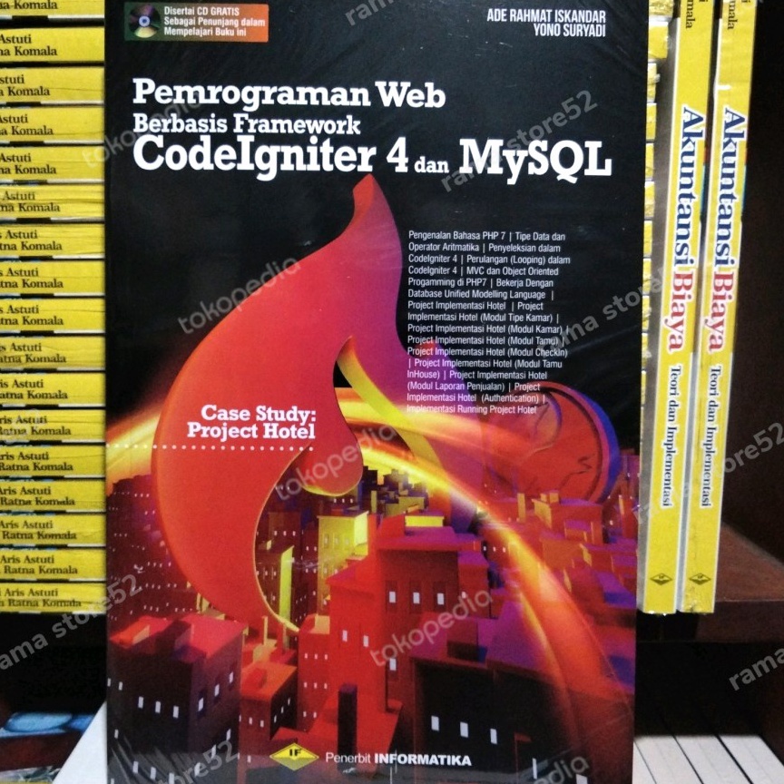 Jual KODE C1E3 Terbaru Buku Pemrograman Web Berbasis Framework Codeigniter 4 dan MySQL | Shopee ...