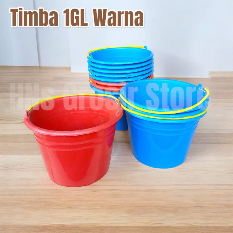 Jual Timba sabun kecil 1 GL warna warni - timba serbaguna plastik ...