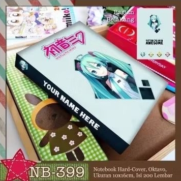 Jual Notebook Custom Hatsune Miku | Shopee Indonesia