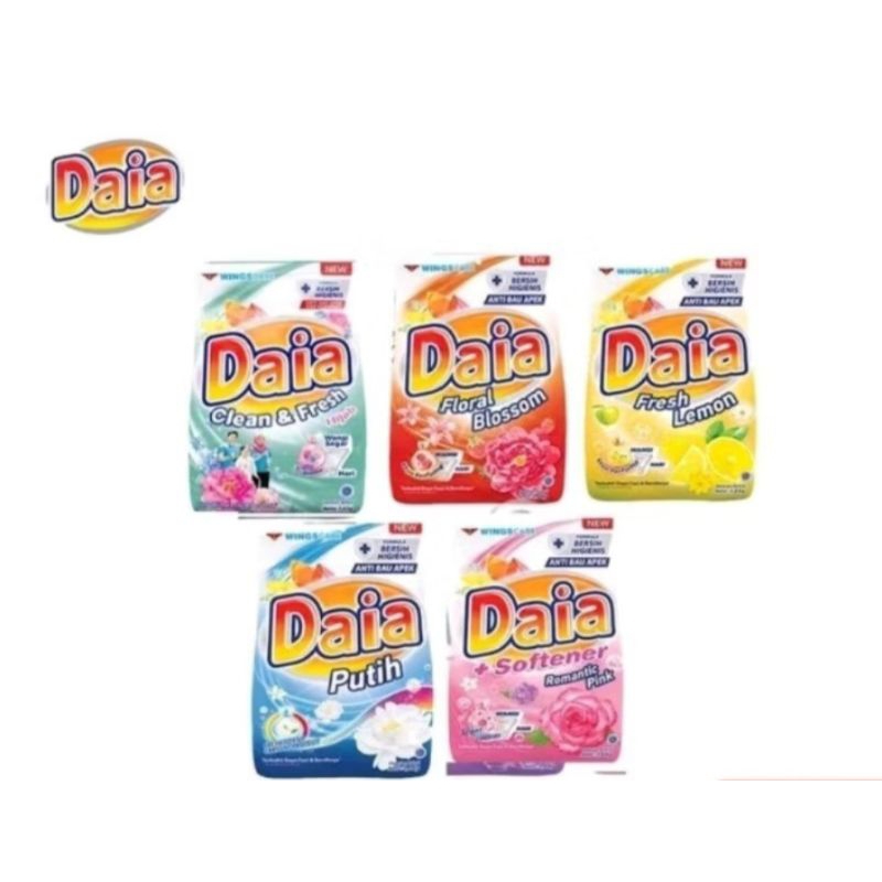Jual Detergent pakaian Daia 800gr - deterjen bubuk - violet - pink ...