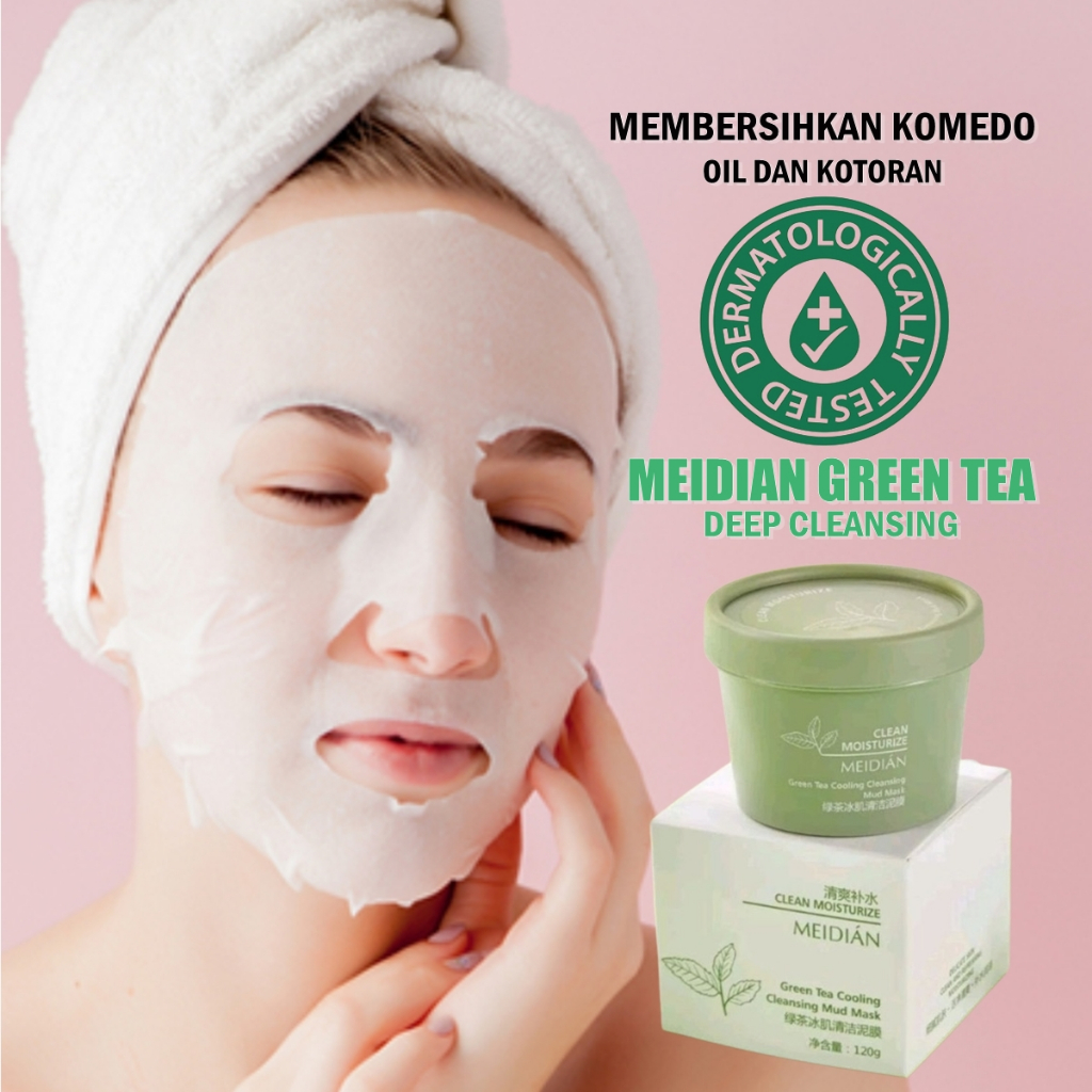 Jual Masker komedo muka Masker Viral tiktok TWG Green Tea Clay Mask Masker Wajah masker green ...