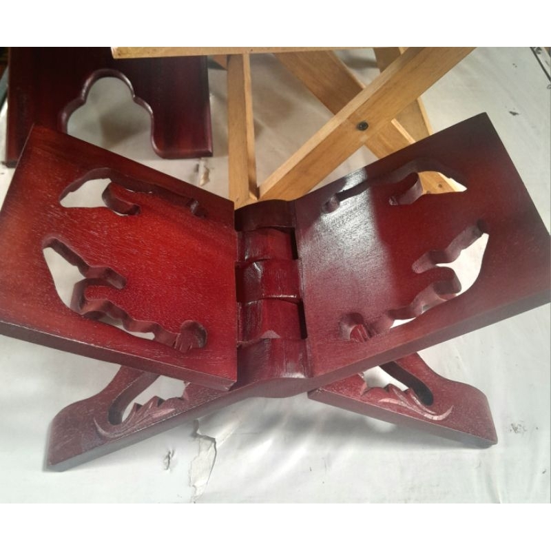 Jual Rehal Kayu Al-Quran Rekal Lekar ukuran Kecil, Sedang dan Besar ...