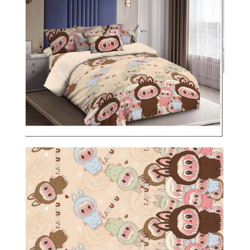 Jual bed cover brown labubu | Shopee Indonesia