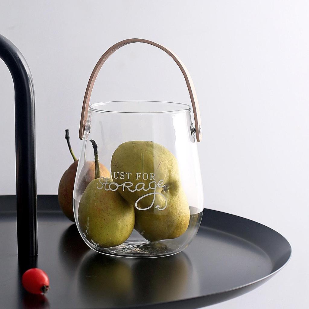 Jual [MS] Pot Tempat Buah Pot Bunga Kaca Estetik Pot Kaca Serbaguna ...
