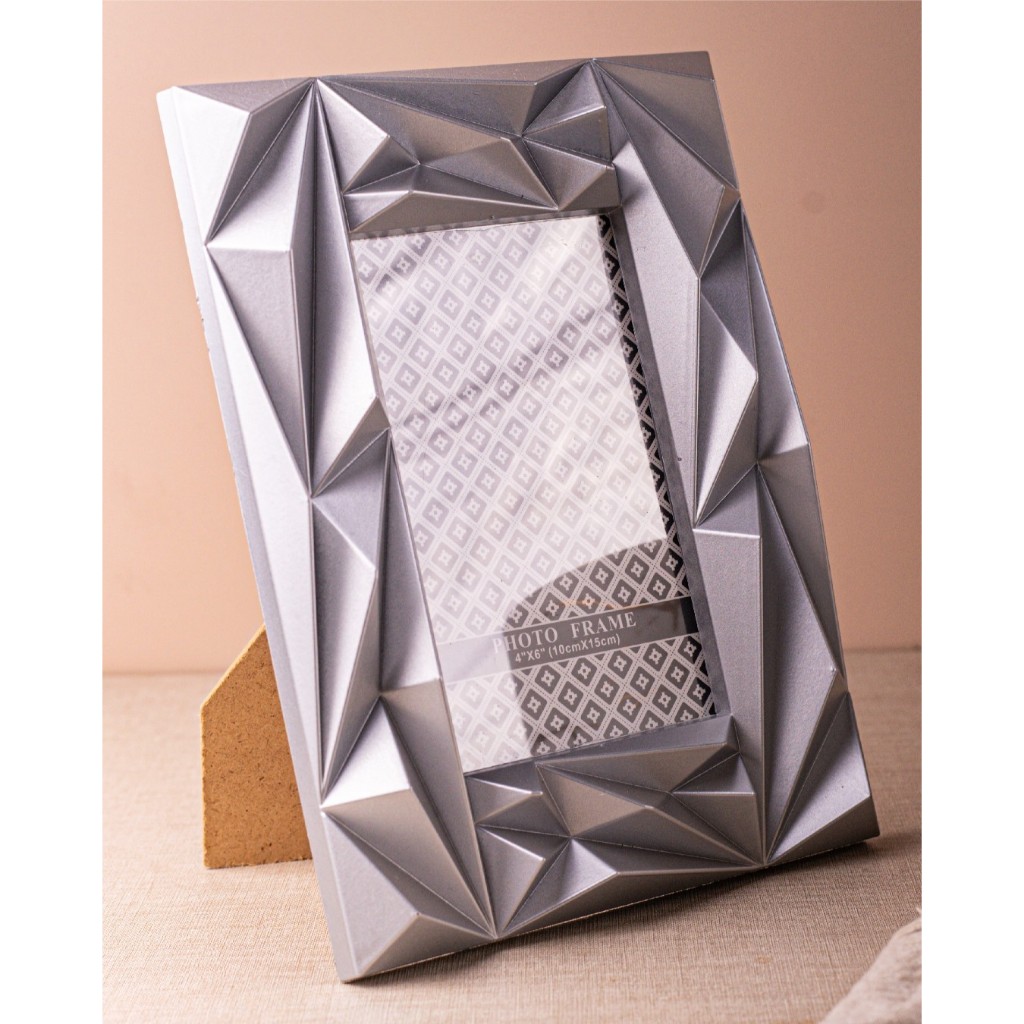 Jual Bingkai Photo Silver 4R / Photo Frame Art Deco Plastik PF-124 ...