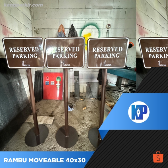 Jual Rambu Moveable Ukuran Plat 40x30cm | Shopee Indonesia