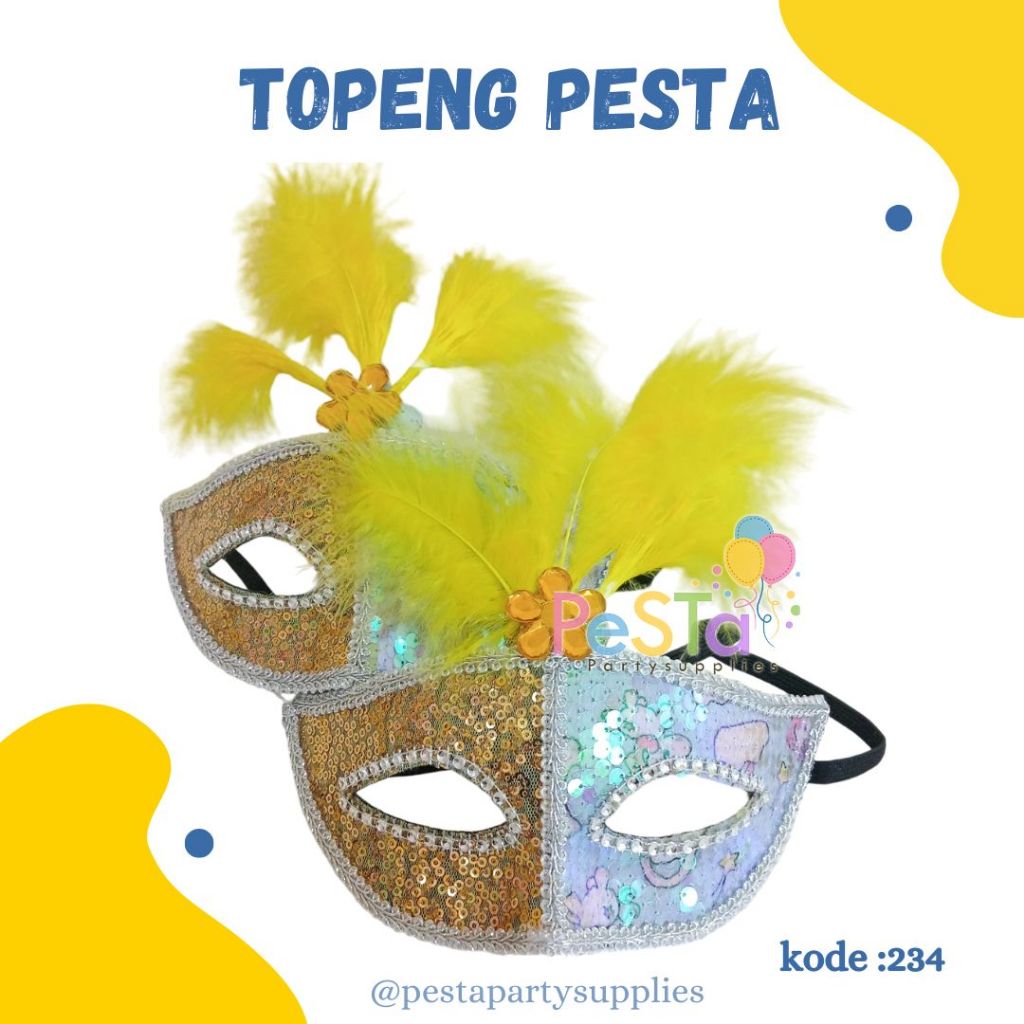 Jual Topeng Bulu/Topeng Mata/Topeng Pesta/Topeng Pesta Wanita ...