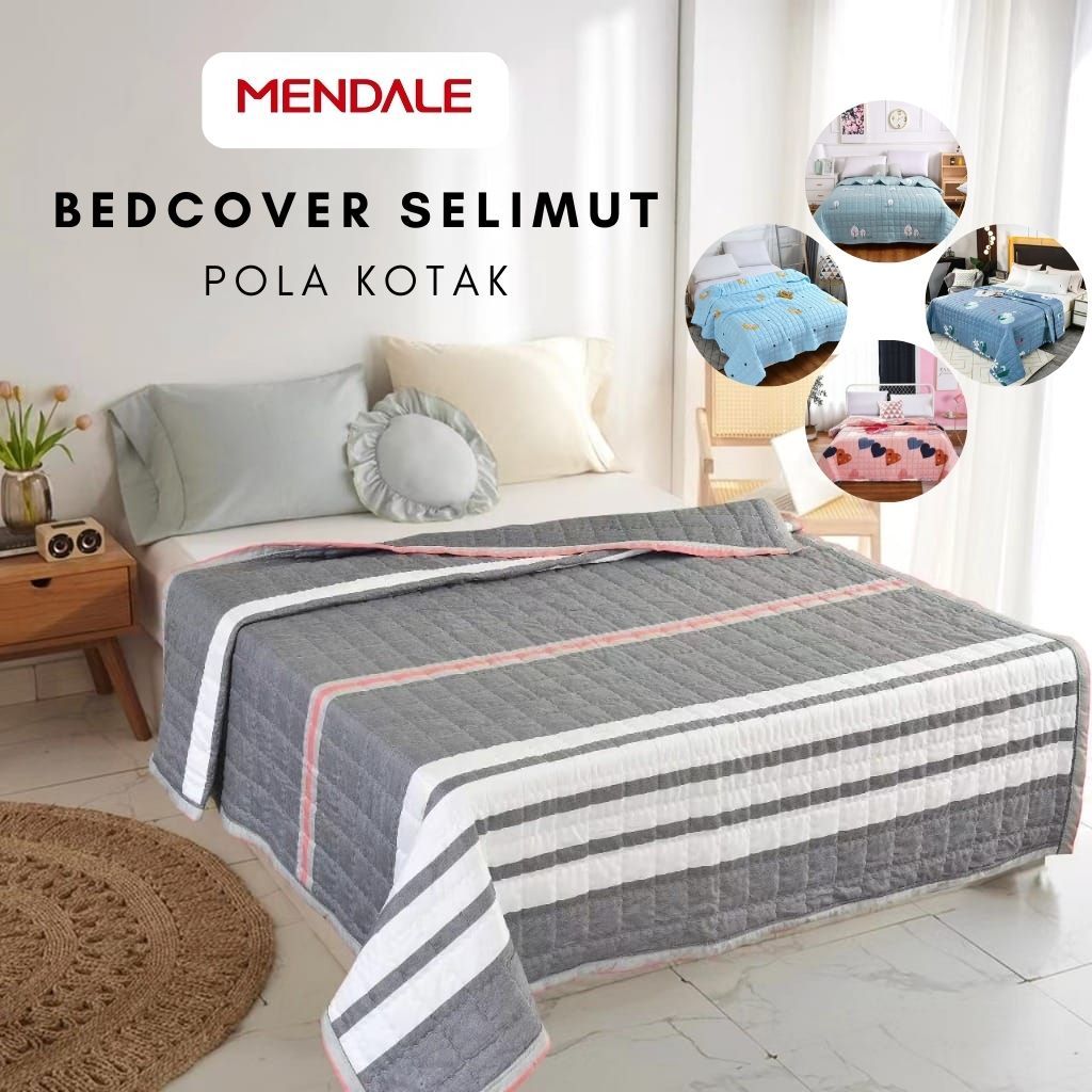 Jual Mendale Selimut Bedcover Katun Berkualitas Tinggi Dengan Motif ...
