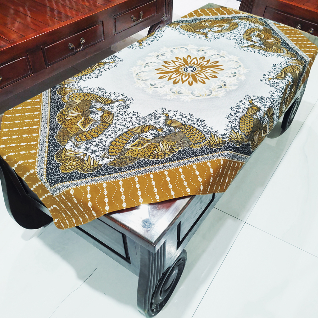 Jual Taplak Meja Tamu Guru Motif Batik Aesthetic - Saprah Batik Segi ...