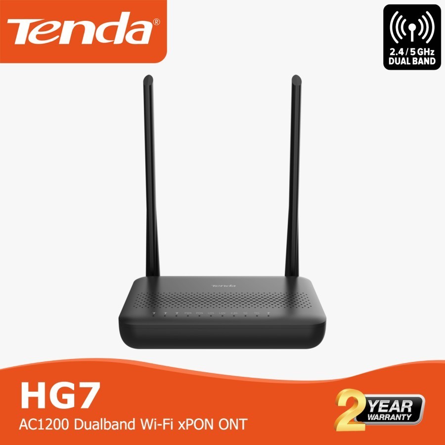 Jual Tenda HG7 AC1200 Dualband Wi-Fi xPON ONT | Shopee Indonesia