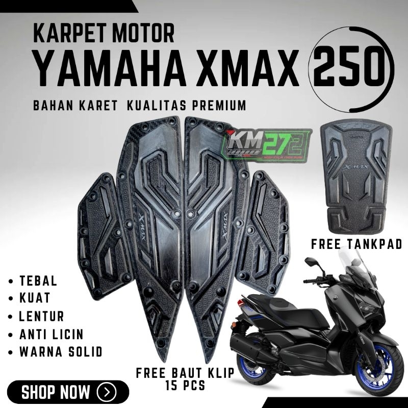 Jual ALAS PIJAKAN KARPET MOTOR YAMAHA XMAX 250 AKSESORIS VARIASI XMAX ...