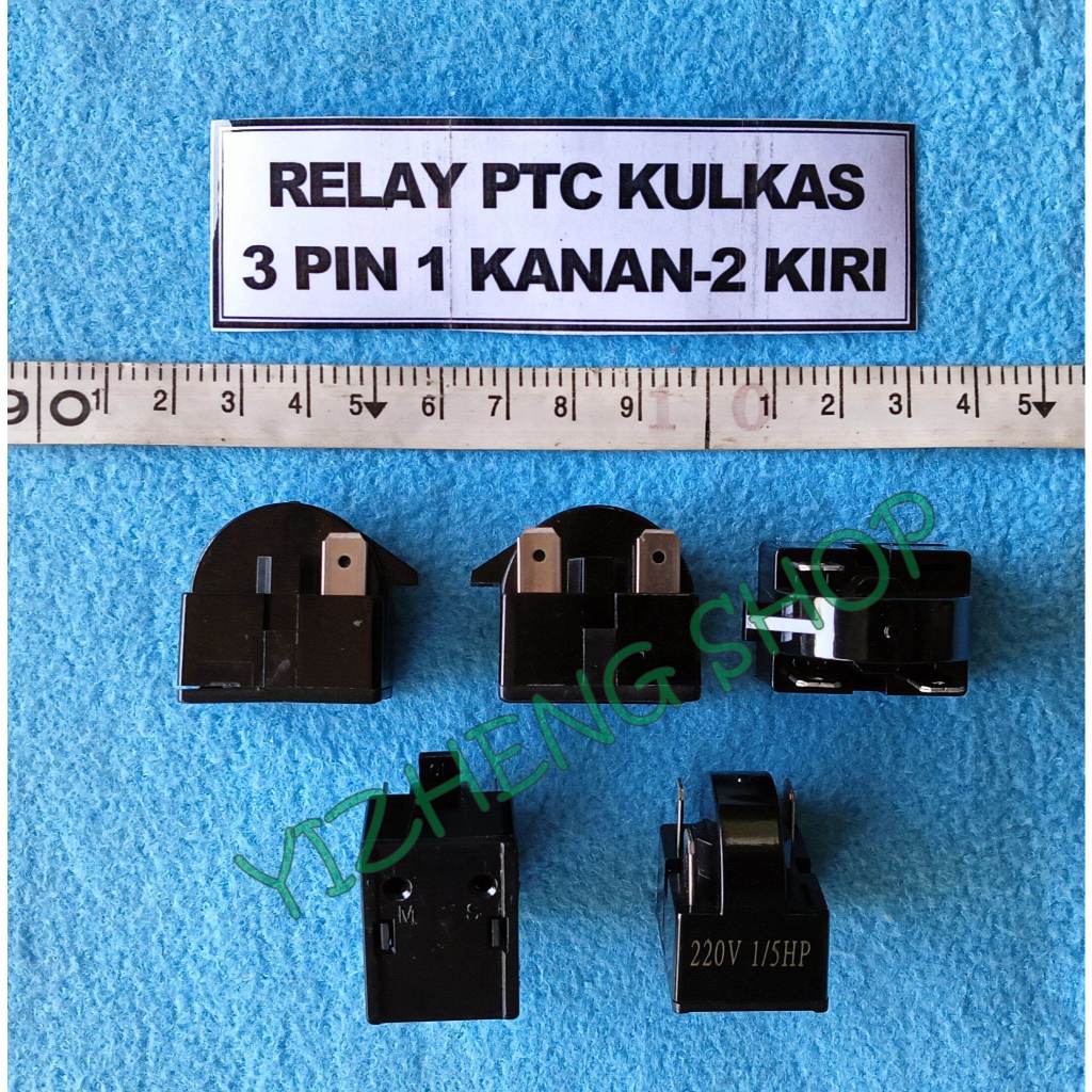 Jual RELAY PTC KULKAS 3 PIN 1 KANAN-2 KIRI | Shopee Indonesia