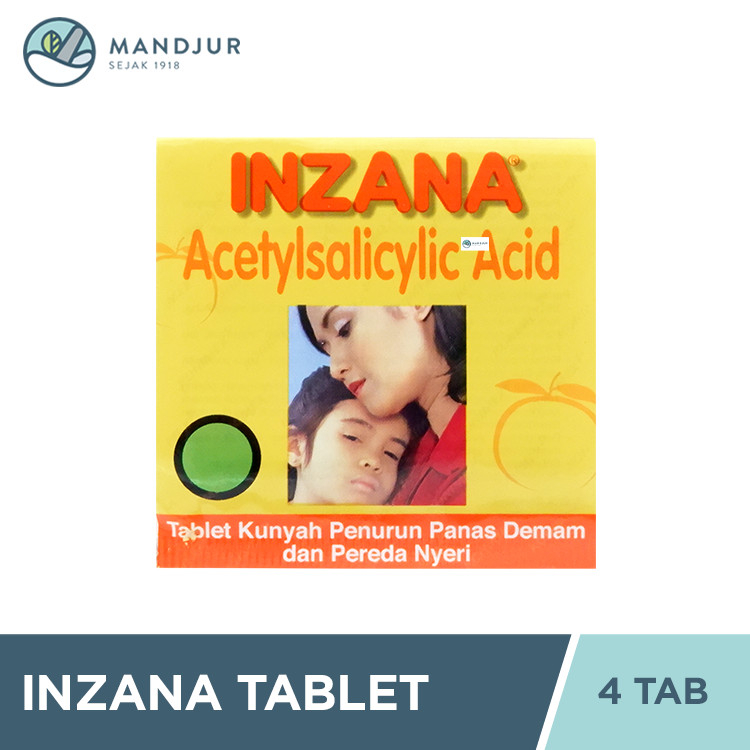 Jual Inzana Strip 4 Tablet Kunyah - Penurun Demam pada Anak | Shopee ...