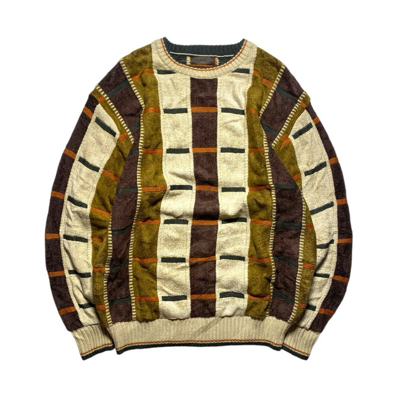 Jual knitwear sweater vintage pattern by vieste | Shopee Indonesia