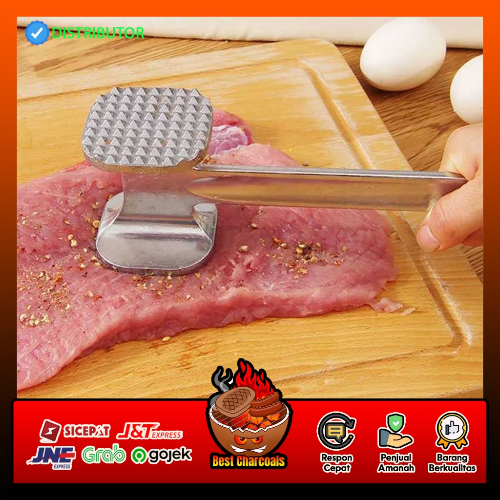 Jual Alat Penghalus Daging Steak Tenderizer Beef Hammer | Shopee Indonesia