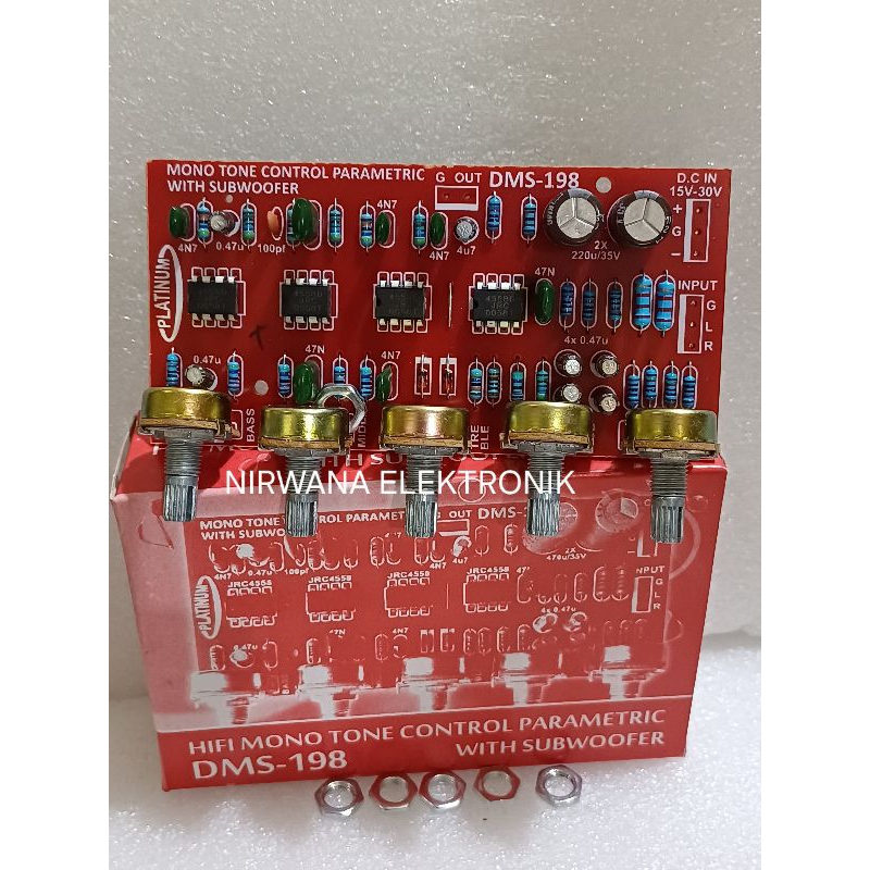 Jual KIT TONE CONTROL MONO PARAMETRIK PLUS SUBWOOFER DMS 198 | Shopee ...