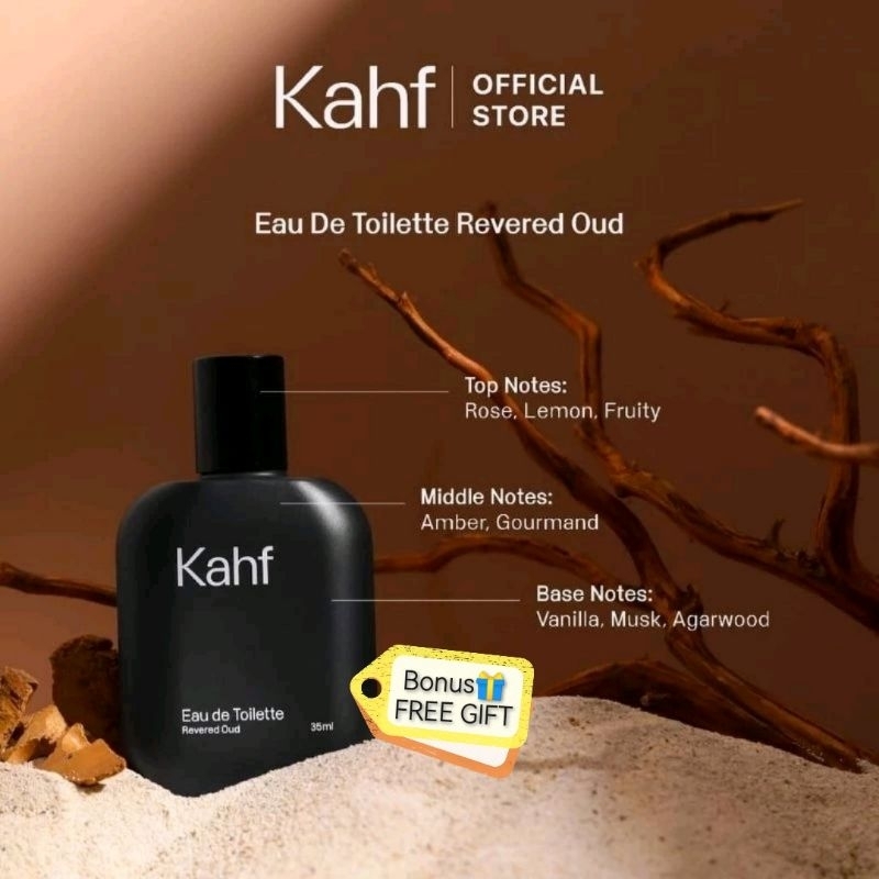 Jual Kahf Revered Oud Eau De Toilette (35ML) + FREE GIFT | Shopee Indonesia