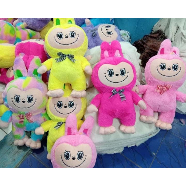 Jual Boneka Labubu 40 cm the monster exciting macaron | Shopee Indonesia