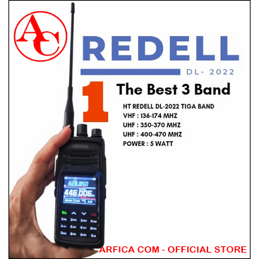 Jual JUAL HT REDELL DL 2022 THREEBAND DUAL STANBY ORIGINAL GARANSI ...