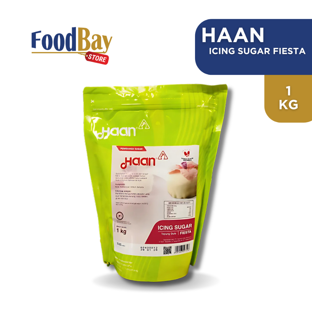 Jual HAAN Icing Sugar Fiesta Instan Gula Halus 1 Kg | Shopee Indonesia