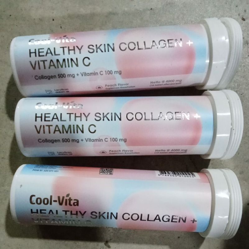 Jual COOL VITA HEALTHY SKIN COLLAGEN VITAMIN C ISI 10 TABLET | Shopee Indonesia