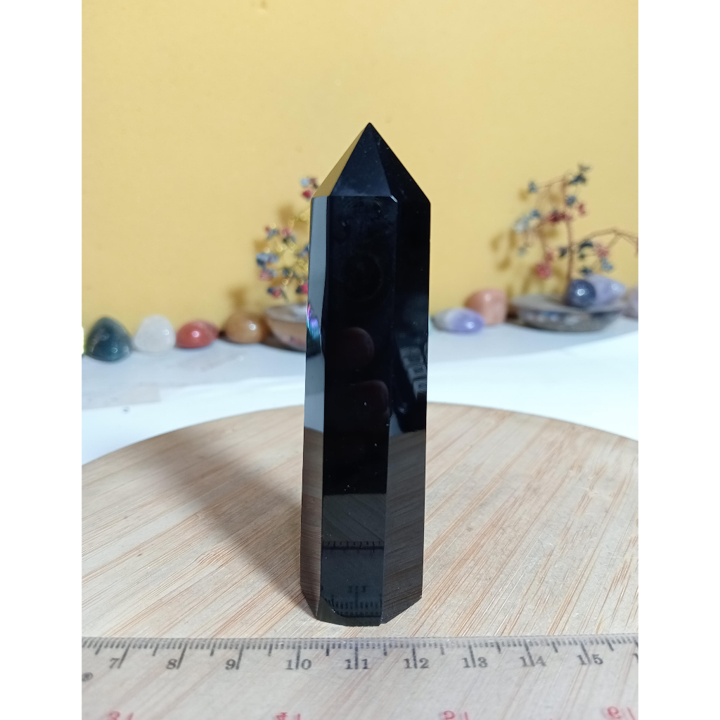 Jual Tower Black Obsidian 9,1 cm Natural (1) | Shopee Indonesia