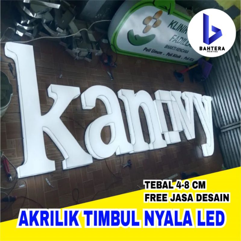Jual HURUF TIMBUL AKRILIK LED NYALA MURAH | Shopee Indonesia