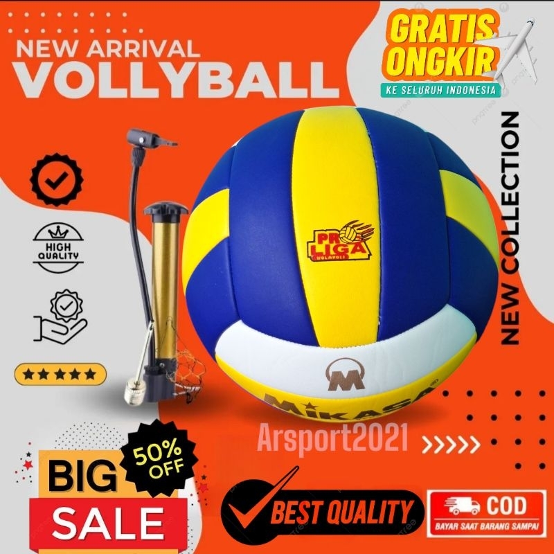 Jual BOLLA VOLLY MIKASA SUPERGOLD MV2200 MODE JAHIT MESIN BOLA VOLI ...